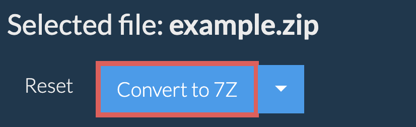 Convert ZIP To 7Z Online. Quick, Secure & FREE!