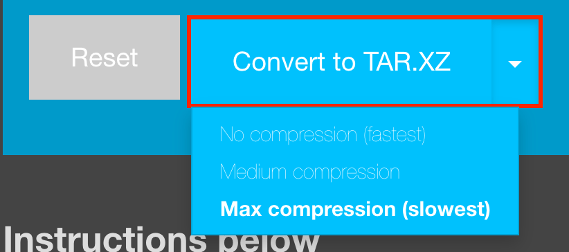 TGZ / TAR.GZ to ZIP Converter Online (Fast!)