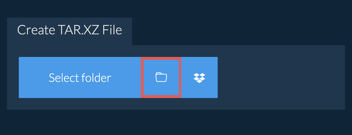 Create TAR.XZ Files Online (No Registration Required!) - ezyZip
