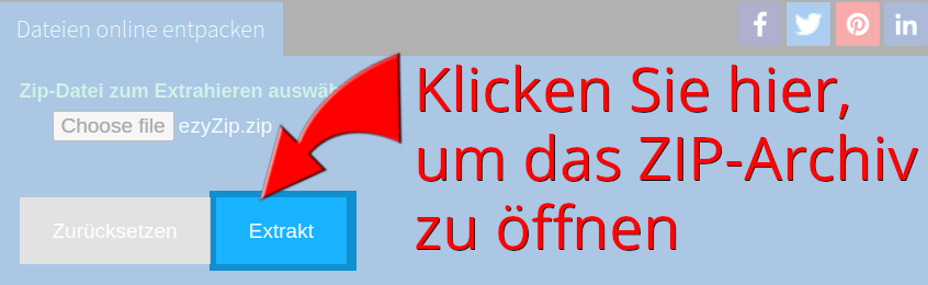 Dateien Online Entpacken. Schnell, Sicher & Zuverlässig! - ezyZip